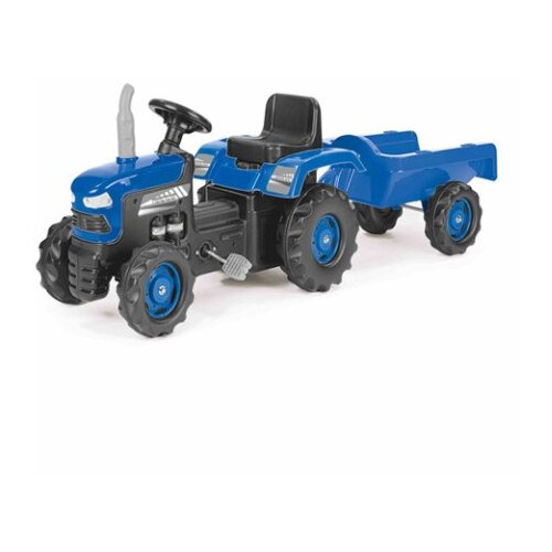 Dolu traktor sa prikolicom plavi ( 082534 ) | ePonuda.com