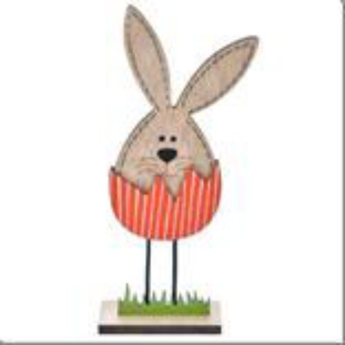 uskršnji drveni zeka u crvenom jajetu | ePonuda.com