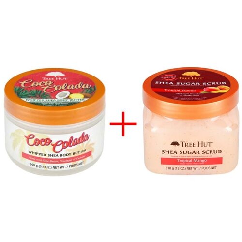 TREE HUT coco colada butter 240g + scrub mango 510g | ePonuda.com