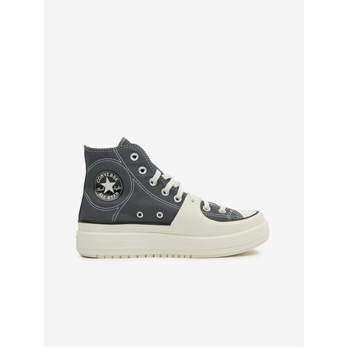 Converse Gray Mens Ankle Sneakers on the Platform Chuck Taylor - Men ...