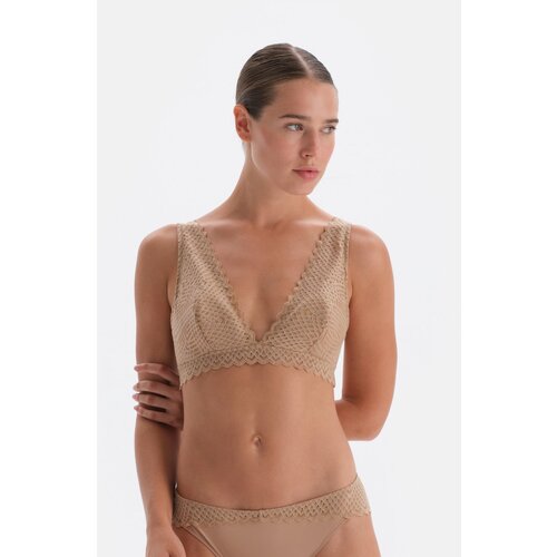 Dagi Dark Nude Lace Detail Premium Basic Soft Bra | ePonuda.com Dagi Dark Nude Lace Detail Premium Basic Soft Bra | ePonuda.com