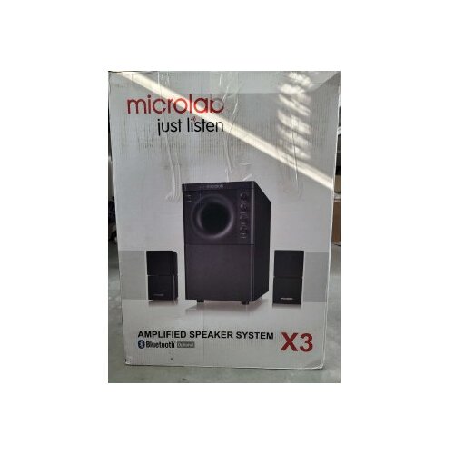 Microlab X3BT aktivni drveni zvucnici 2.1 sistem 98W rms, 3,5mm ...