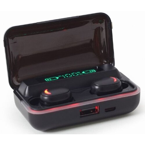 Tws slušalice led 01 gembird bluetooth V5.0 ,led, black alt. bhp i7 ...