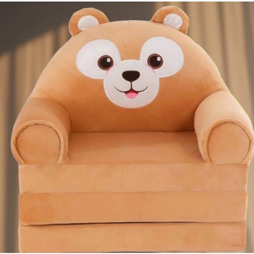 AngoKids dečija fotelja na razvlačenje Braon Meda - 3 dela 120cm ...