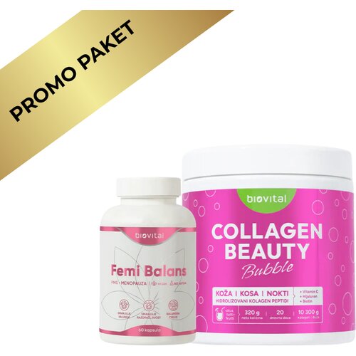Biovital collagen beauty bubble + femi balans – lepota kože i hormonska ...
