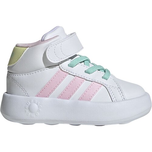 Adidas patike za bebe grand court mid i ftwwht/clpink/iceyel unisex ...