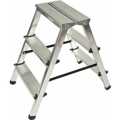 Drabest merdevine aluminijumske dvostrane 3 stepenika | ePonuda.com