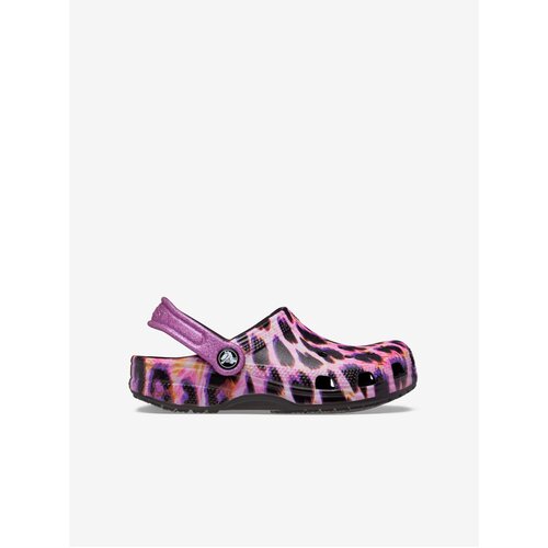 Crocs papuče za devojčice purple with animal pattern | Eponuda.com