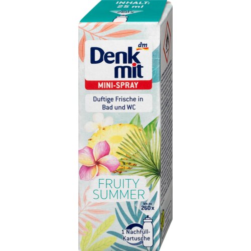 Denkmit FRUITY SUMMER dopuna za mini osveživač prostora u spreju 25 ml ...