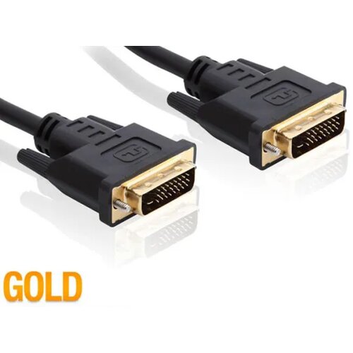 Kabl SL-DVI218 DVI na DVI 24 + 1M Gold 1,8m | ePonuda.com