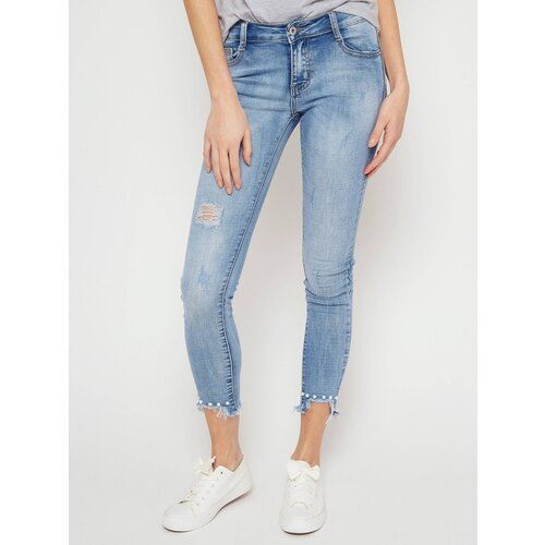 Jack Berry Denim jeans decorated with blue pearls | ePonuda.com
