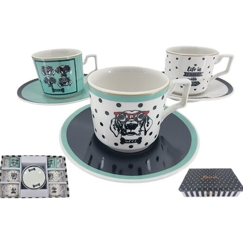 Barok porcelanski set za kafu 90ml, 6 komada | Eponuda.com