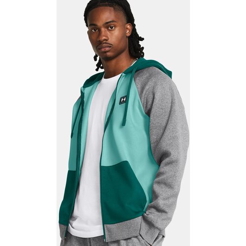 Under Armour UA Rival Flc FZ Colorblock-GRN | ePonuda.com