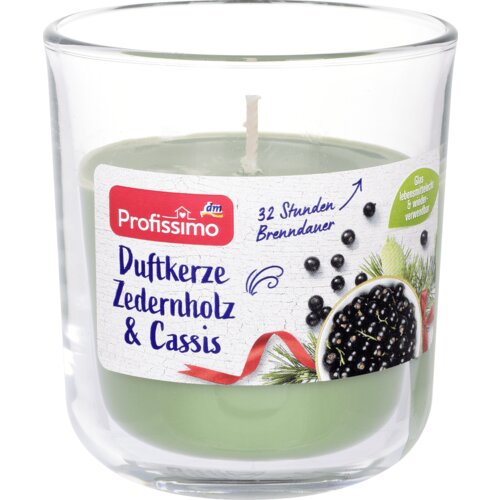 Profissimo Mirisna sveća u čaši - kedar i crna ribizla 1 kom | ePonuda.com