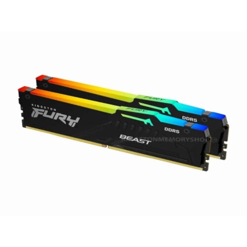 Kingston 64gb(2x32gb)/dimm/ddr5/5200mhz/cl36/fury beast memorija ( KF552C36BBEAK2-64.E ...
