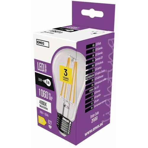 Emos led sijalica Filament A60 7,8W 1060lm E27 NW ZF5151 | ePonuda.com