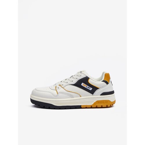 Replay Shoes Scarpa Off Wht Black Yellow - Men | ePonuda.com