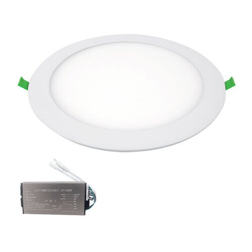 Elmark Ugradni Led panel okrugli 7W 6500K IP65 sa panik blokom ...