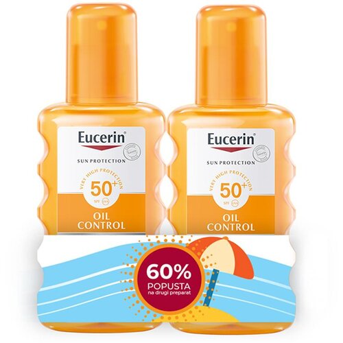 EUCERIN® SUN BOX Oil Control Dry Touch sprej za zaštitu osetljive kože ...