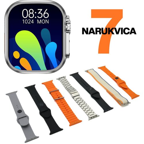 Pametni sat WS-61 ultra 2/ srebrna | ePonuda.com