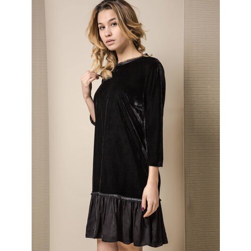 LeMonada LEMONADE DRESS MADE OF VELVET BLACK | ePonuda.com