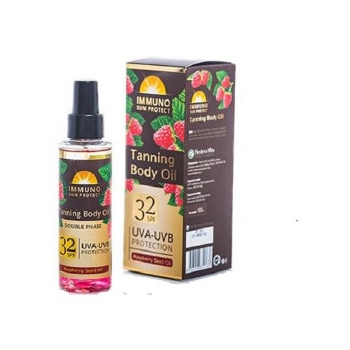 Hedera Vita sun dvofazno ulje za brzo tamnjenje kože – ulje maline spf ...