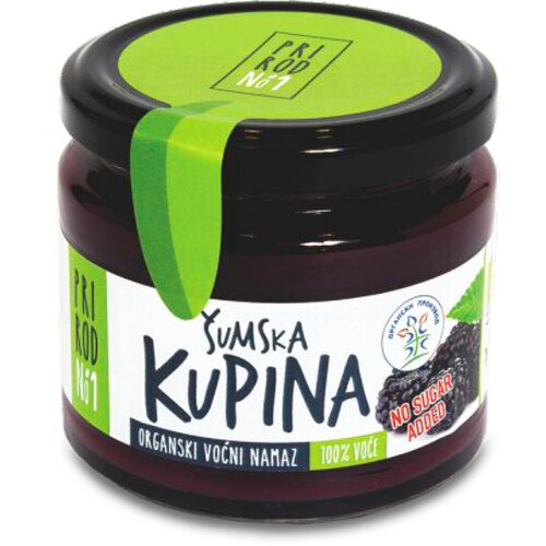 Prirodno 1 organski namaz od šumske kupine 100% voće 200g | Eponuda.com