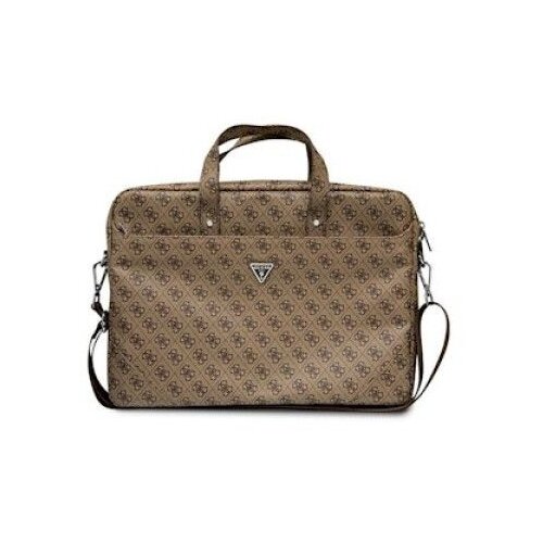 Guess torba za laptop 15/16" Brown Saffiano Hot Stamp Logo | ePonuda.com