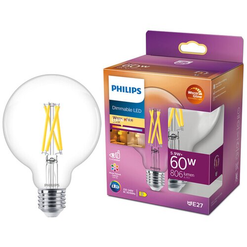 Philips Led sijalica classic 5.9W(60W) G93 E27 CL WGD90 1PF/4 | ePonuda.com