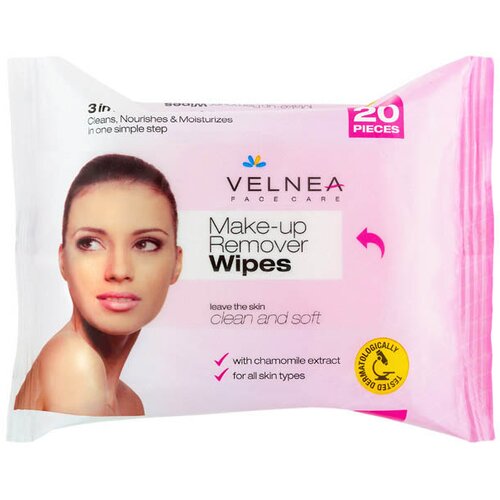 Velnea vlažne maramice za skidanje šminke 20kom | ePonuda.com