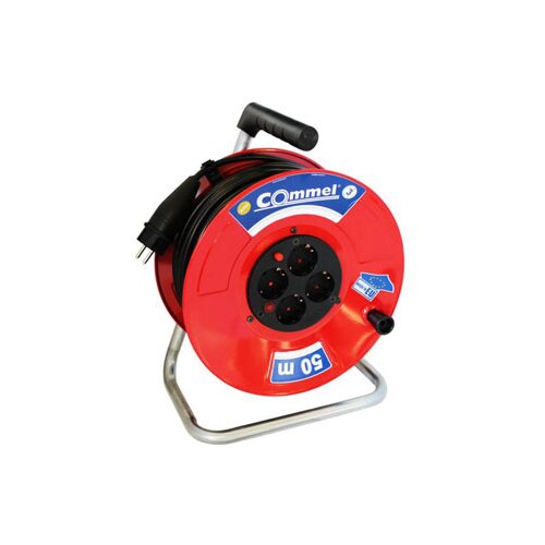 Commel kablovska motalica sa 50m kabla na metalnom bubnju 280mm H05VV-F ...