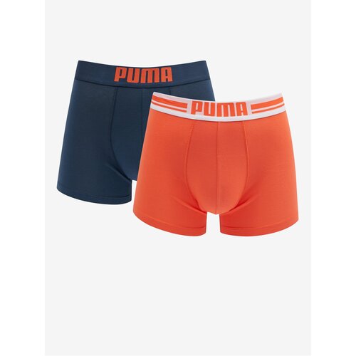 Puma Set of two men's boxers in dark blue and orange - Men | ePonuda.com