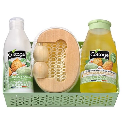 COTTAGE set badem ulje (ulje za kupanje 250ml, losion za telo 150ml ...