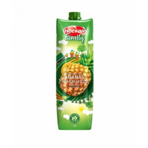 SOK FAMILY ANANAS & NARANDZA 1L NECTAR | ePonuda.com