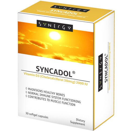 Synergy syncadol vitamin D3 30 kapsula | Eponuda.com