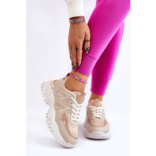 Kesi Classic Sport Platform Shoes Beige Bowie | ePonuda.com