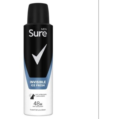 Sure muški dezodorans invisible fresh ice 150 ml | ePonuda.com