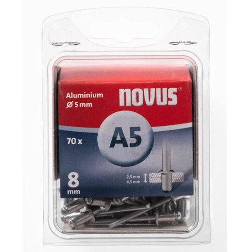 Novus pop nitne aluminijumske A5 x 10mm 70kom | EPonuda.com
