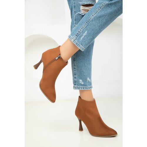 Soho Tan Women's Suede Boots & Booties 17525 | Eponuda.com