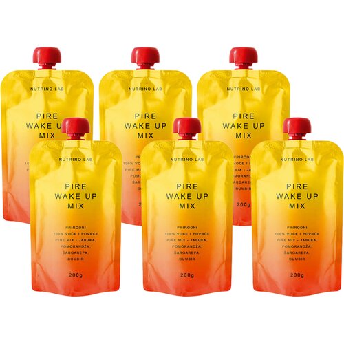 Nutrino Lab voćni pire wake up mix 200g x 6 | ePonuda.com