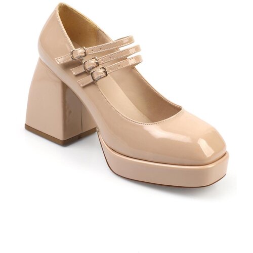 Capone Outfitters Capone Flat Toe Tape Patent Leather Platform Shoes ...