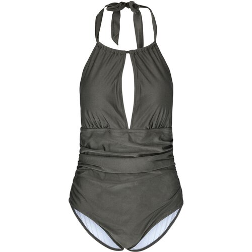 CUPSHE Ženski jednodelni kupaći kostim PLUS SIZE J25 tamnozeleni ...