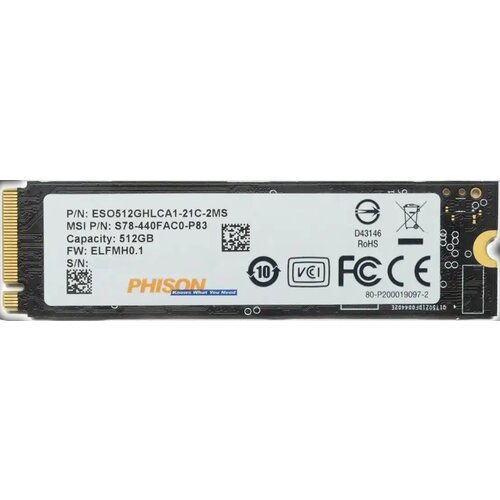 Phison SSD M.2 NVMe 512GB PHISON - Bulk / 2280 | ePonuda.com