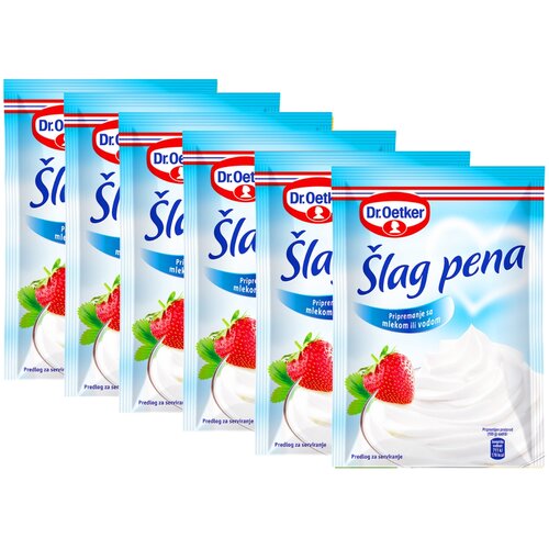 Dr. Oetker šlag pena, 40g, 6 komada | ePonuda.com