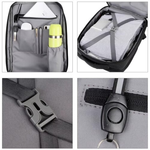 Gembird NCC-15-KLB012 ranac poslovni sivi za laptop 15,6inc 41x30x15cm usb konektor | EPonuda.com