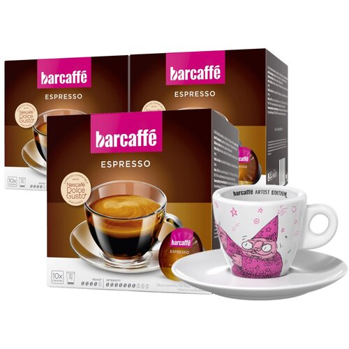 Barcaffe espresso 10 dolce gusto kompatibilnih kapsula+šoljica gratis ...
