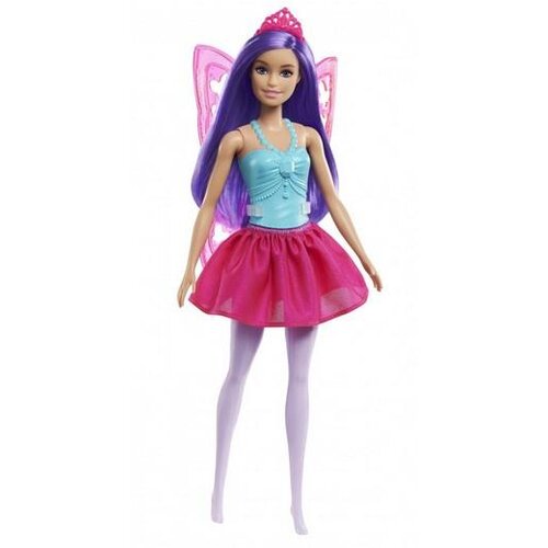 Barbie GXD59 Dreamtopia Vila sa ljubičastom kosom, ružičastim krilima ...