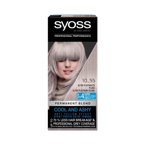 Syoss 10-55 ultra platinasta plava farba za kosu | Eponuda.com