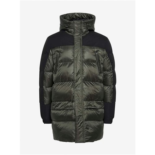 Blend Dark Green Quilted Jacket - Men | EPonuda.com