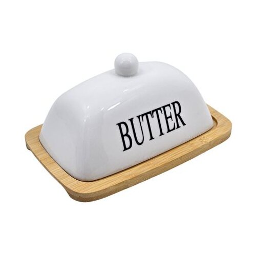 Posuda za puter keramika /drvo 18*8cm | EPonuda.com